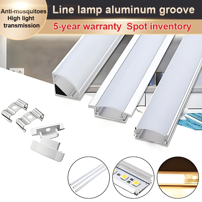 LED linear light slot surface - mounted/embedded. Linear aluminum slot ...