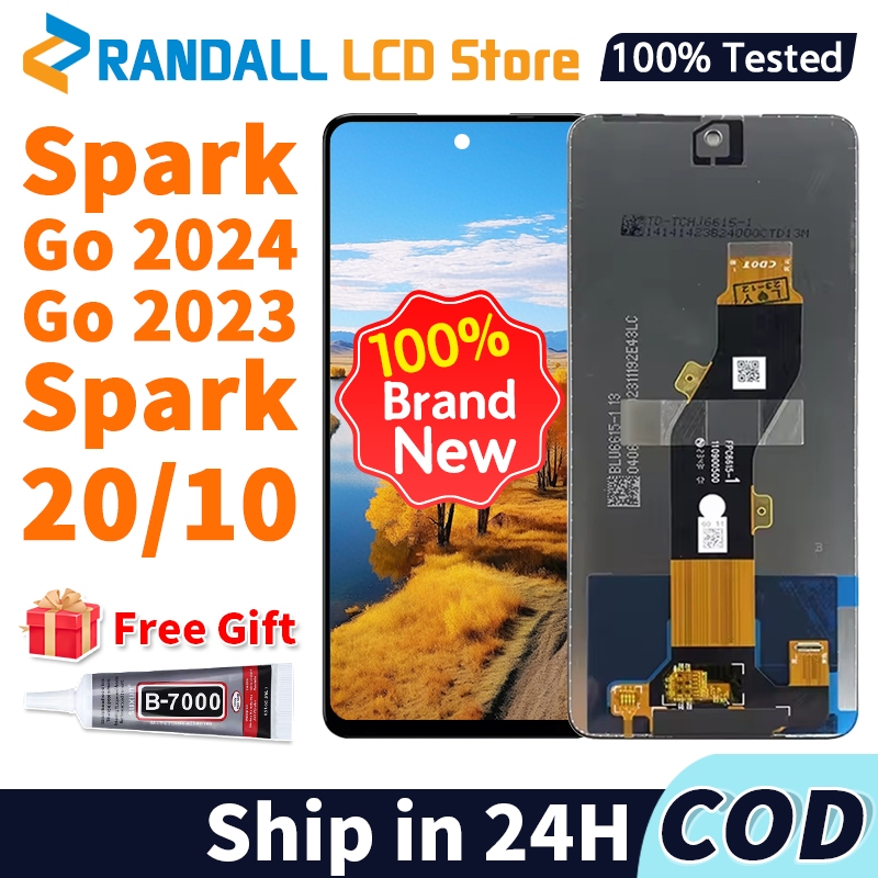 LCD for tecno Spark go 1s / Spark go 2024 /2023 / Spark 10/20/30 ...