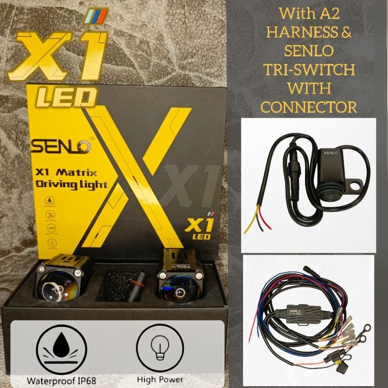 Senlo X1-Plus 60 Watts V3 | A2 Harness Plug & Play | Left Switch ...