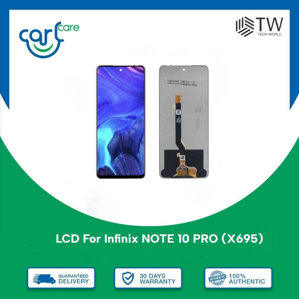 LCD Display For Infinix Note 10 Pro X695 LCD Touch Screen Digitizer ...