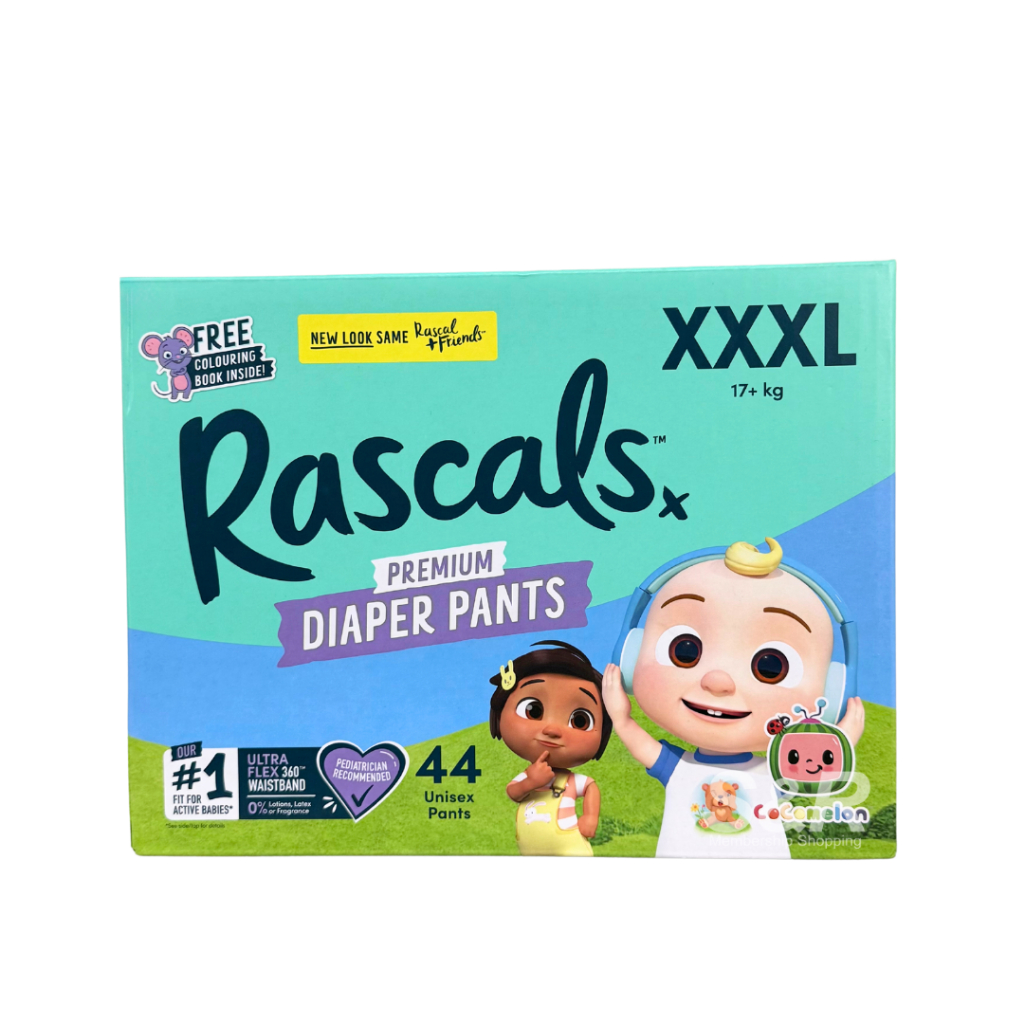 Rascals Premium Diaper Pants XXXL 44pcs | Shopee Philippines