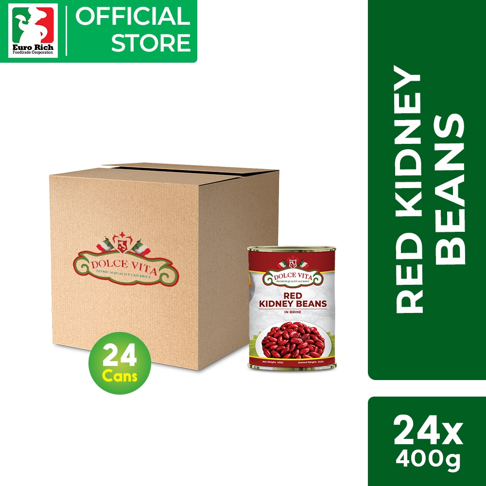 Dolce Vita Red Kidney Beans 400g - WHOLESALE (24 x 400g) | Shopee ...