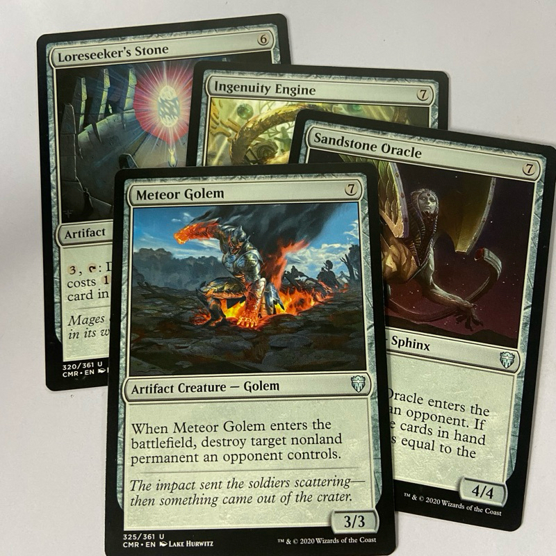 CMR COMMANDER LEGENDS METEOR GOLEM LORESEEKER’S STONE INGENUITY ENGINE ...