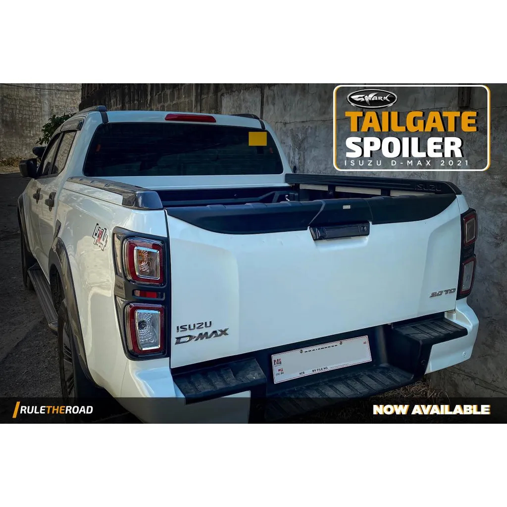 Isuzu D-max 2021 to 2026 Shark Tailgate / tail gate Spoiler / pick up ...