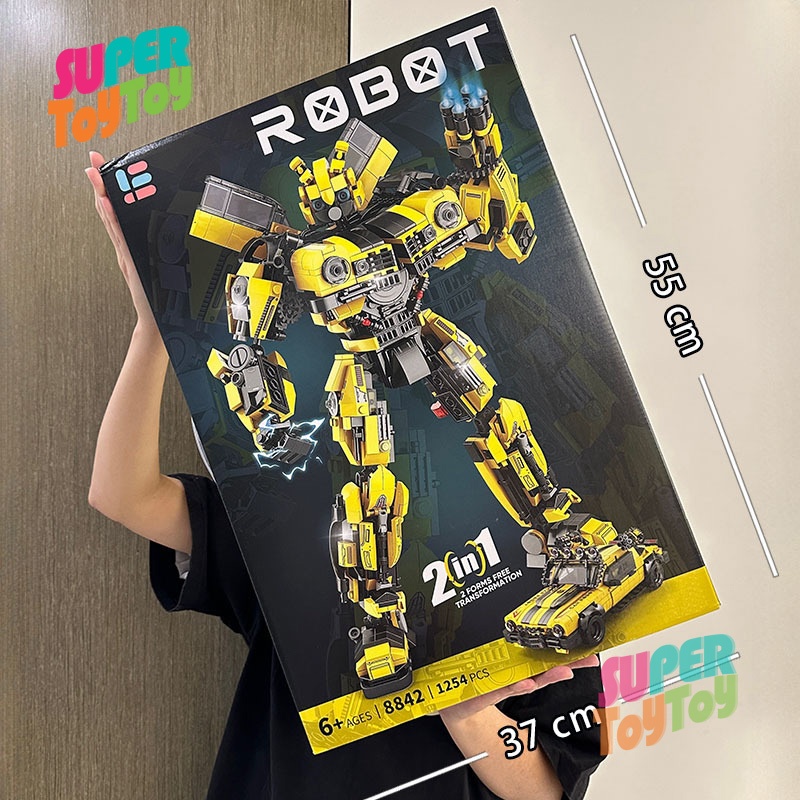 Building Blocks Toys Mech Transformers Robot Boy Children's Assembled ...