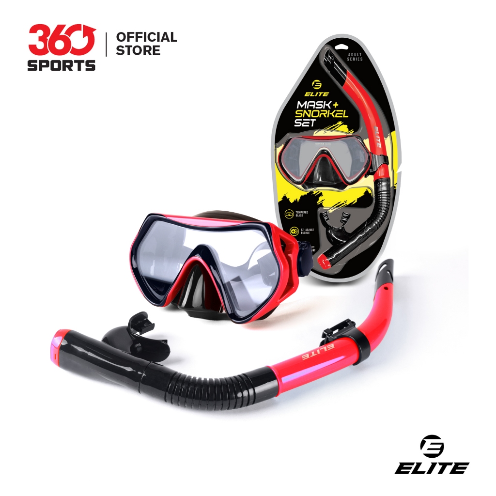 Elite Mask and Snorkel Set | Shopee Philippines