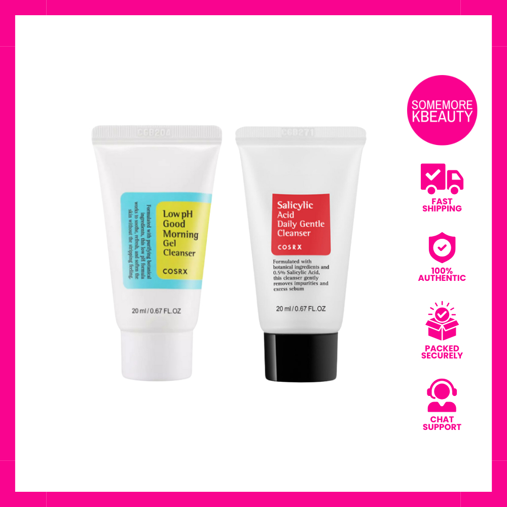 COSRX Low Ph Good Morning Gel Cleanser / Salicylic Acid Daily Gentle Cleanser 20ml | Shopee ...