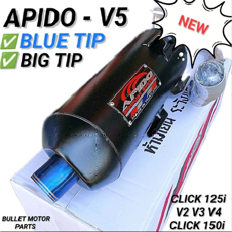 🇮🇹APIDO/TSUKIGI PIPE NMAX V1/AEROX V1/CLICK 125i V2 V3 V4 /CLICK 150i ...