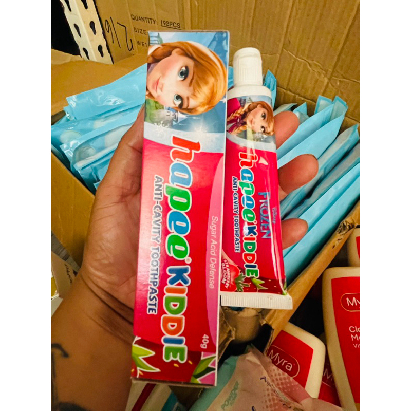 hapee kiddie anti cavity toothpaste-(40g)-(1pc) | Shopee Philippines