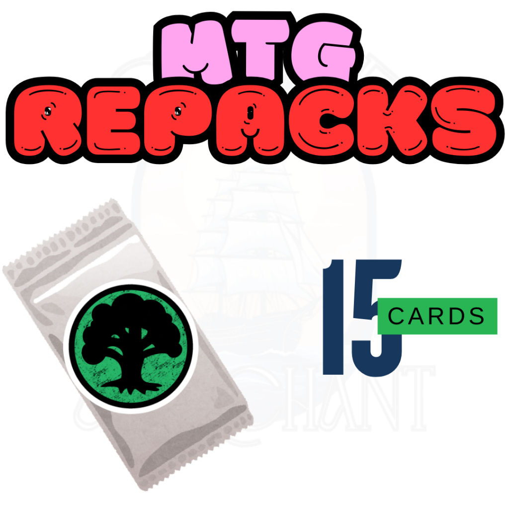 MTG Booster Repacks GREEN | Common and Uncommon Green Cards | 15 cards ...