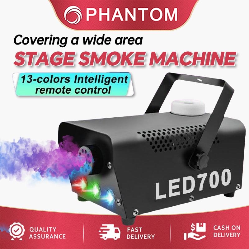 Fog Machine 700W LED RGB Stage Smoke Machine With Remote Control For ...
