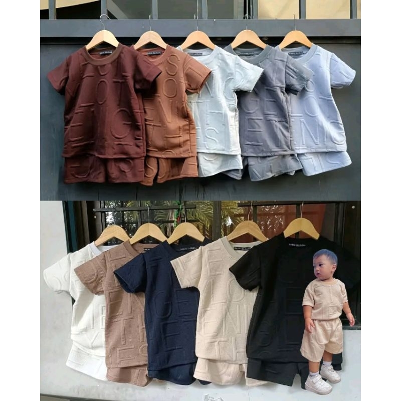 Jacquard Terno Shirt (2yo to 12yo) | Shopee Philippines