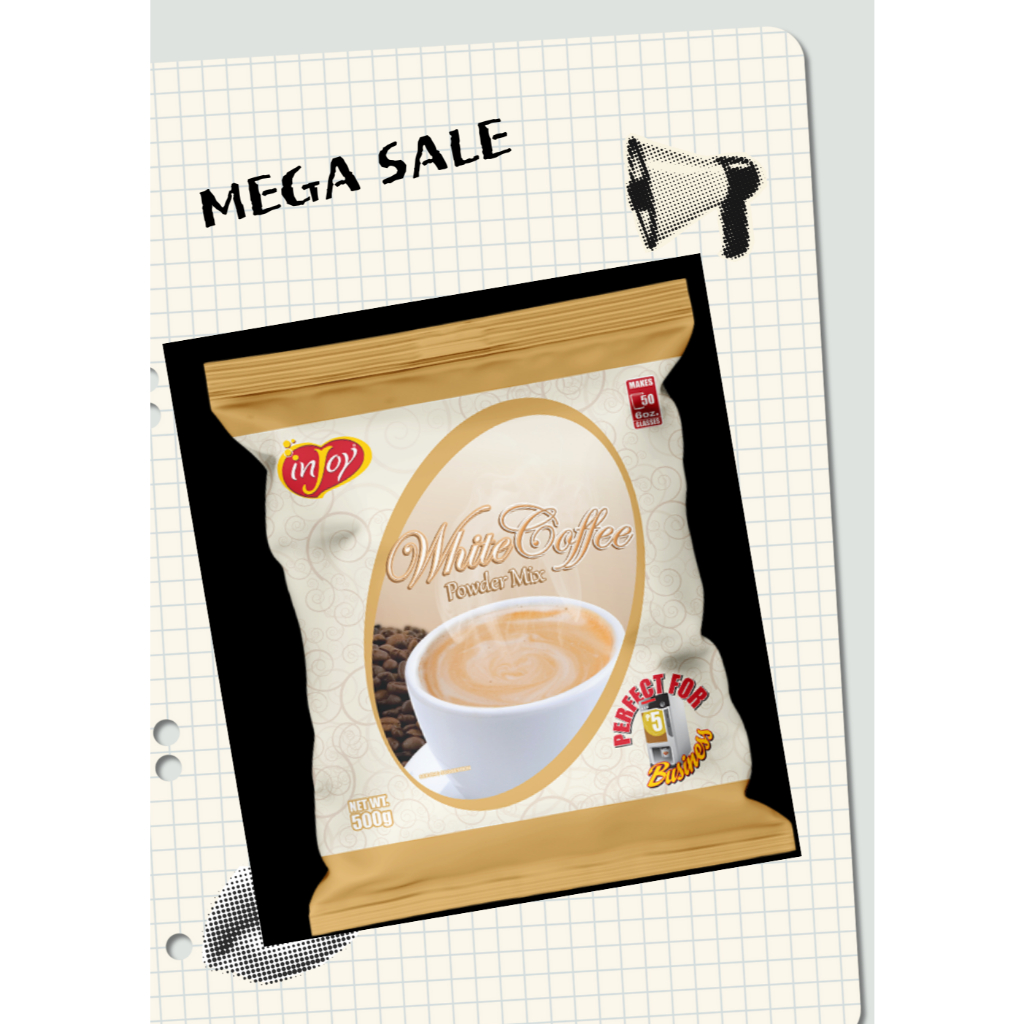 White Coffee Powder Drink 500g (Bagsak Presyo) | Shopee Philippines