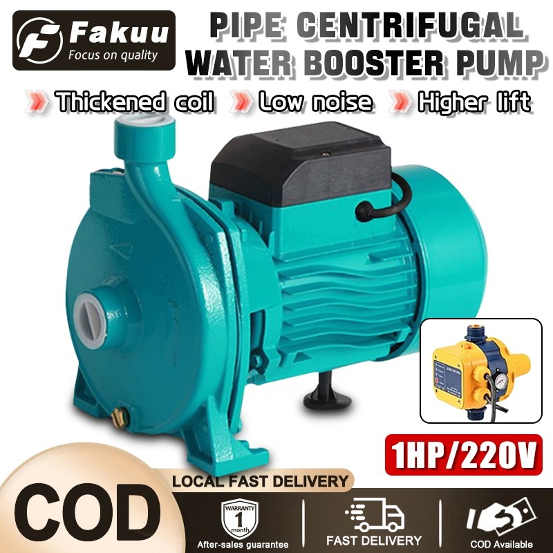750W Electric Water Pump 1HP Tap Water Automatic Booster Pump Water ...
