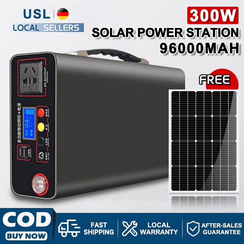 220V 300W Power Station 96000mAh Multi-Function Portable Big Capacity ...