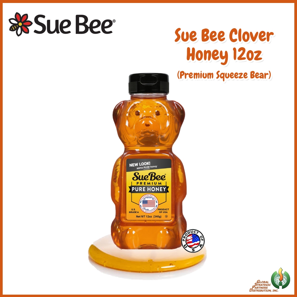 Sue Bee Honey Clover Honey Bear 12oz | Shopee Philippines