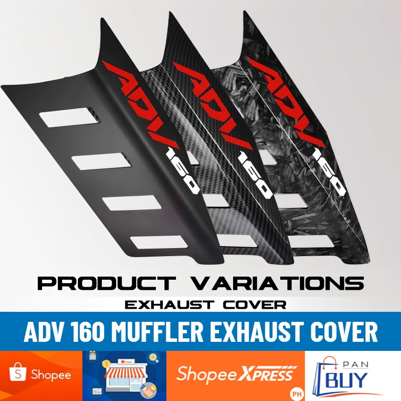 Exhaust Cover Muffler ADV 160 Steel Metal Heat Guard Cover Garnish For ...