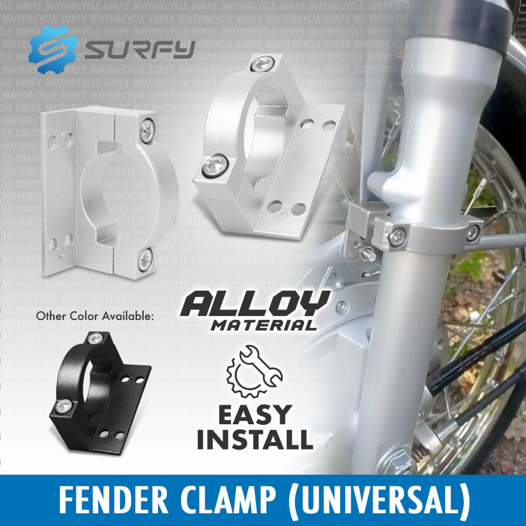 KNO Fender Clamp CNC Aluminum Universal 2Pcs Set with Bolts | Shopee ...