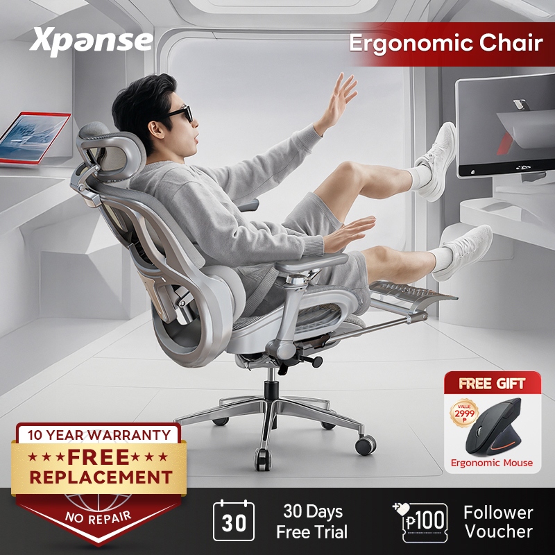 Xpanse -10° Space Mesh Ergonomic Chair Office Computer Chair Heavy Duty ...