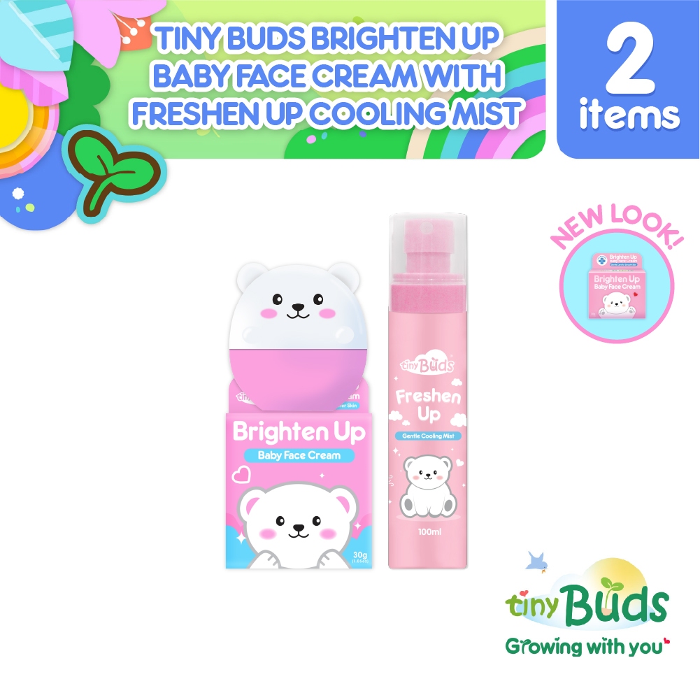 Tiny Buds Brighten Up Baby Face Cream 30g with Freshen Up Gentle ...