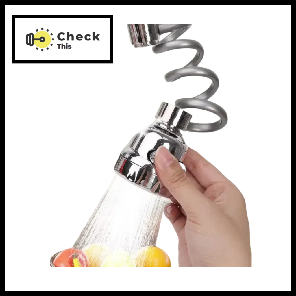 Flexible Pipe 3 Modes Faucet Pull Out Extender | Shopee Philippines