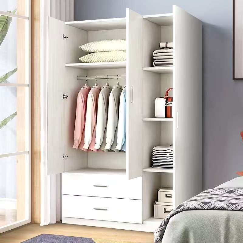 Wardrobe Cabinets with 2 Drawer Clothing Storage Cabinet with Hanging ...