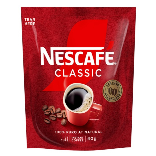 Nescafe Classic Instant Coffee 40g | Shopee Philippines