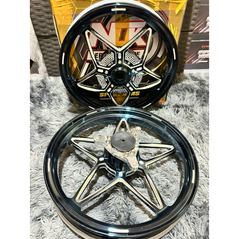 NLK CNC MAGS AEROX 155 v1 v2 BLACK | Nmax V2 Silver Titanium 13s 2 ...