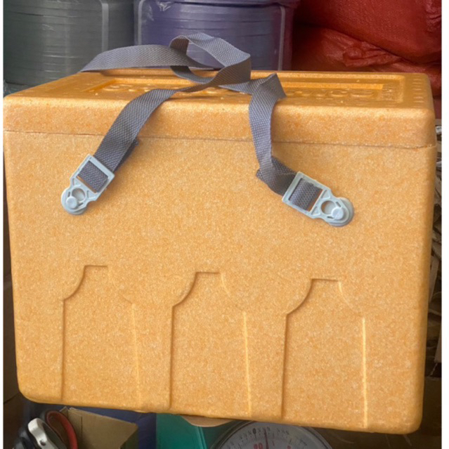 Styro Box / Ice box / 17” x 12” x 13” / Orange / Box 105 | Shopee ...