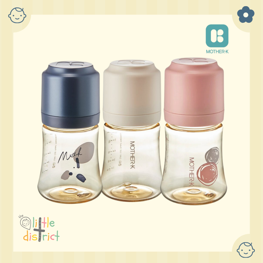 Mother-K - PPSU Feeding Baby Bottle - 180ml (Available in 3 Colors) | Shopee Philippines
