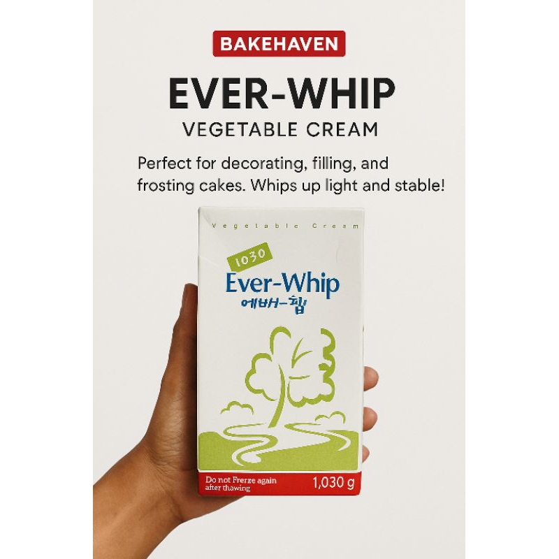 EVER WHIP WHIPPED CREAM JNT DELIVERY ONLY | Shopee Philippines