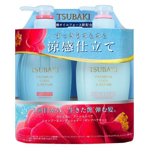 Fine Today TSUBAKI Premium Cool & Repair Shampoo & Conditioner Pump Pair Set | Shopee Philippines