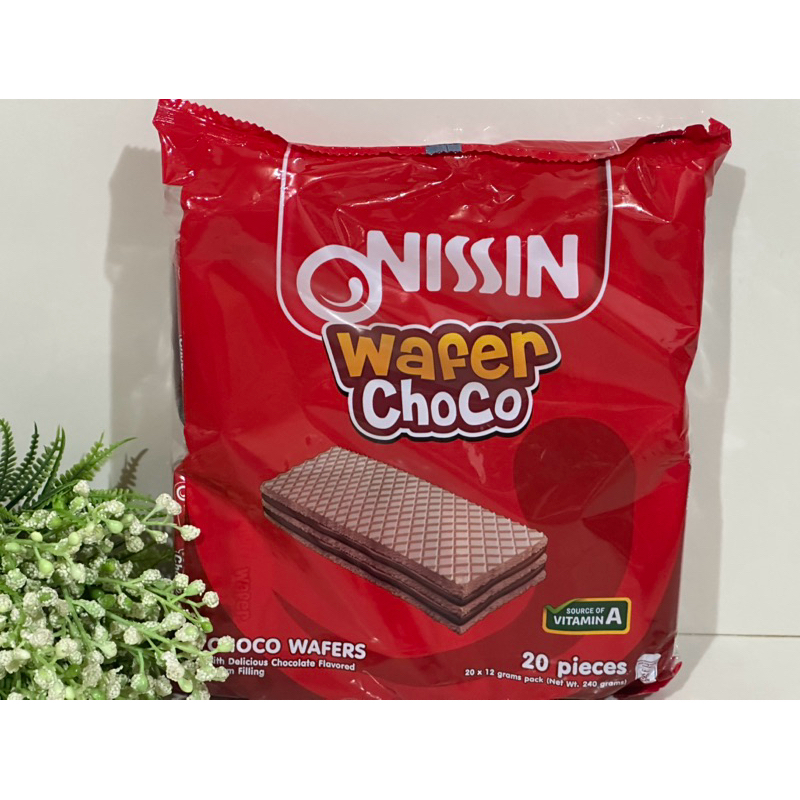 NISSIN CHOCO WAFER W/ DELICIOUS CHOCOLATE FILLING 20x12g | Shopee ...