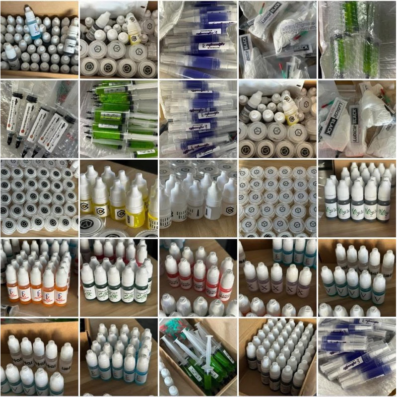 Cubicle Lubes 10cc Angstrom FZ Calm Rush Glide Lubicle Labs Silk DNM 37 ...