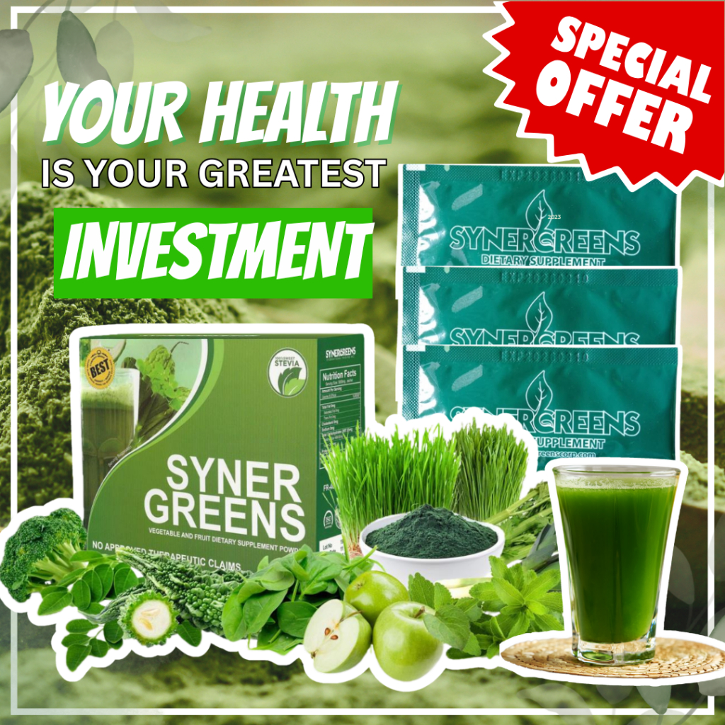 Original Synergreens Vegetable and Fruit Dietary Supplements Powder ...