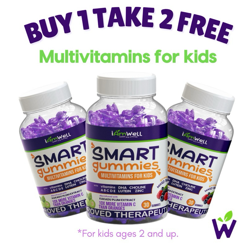 I AM WELL - SMART GUMMIES [3BOTTLES] PAMPAGANA KUMAIN PAMPATALINO ...