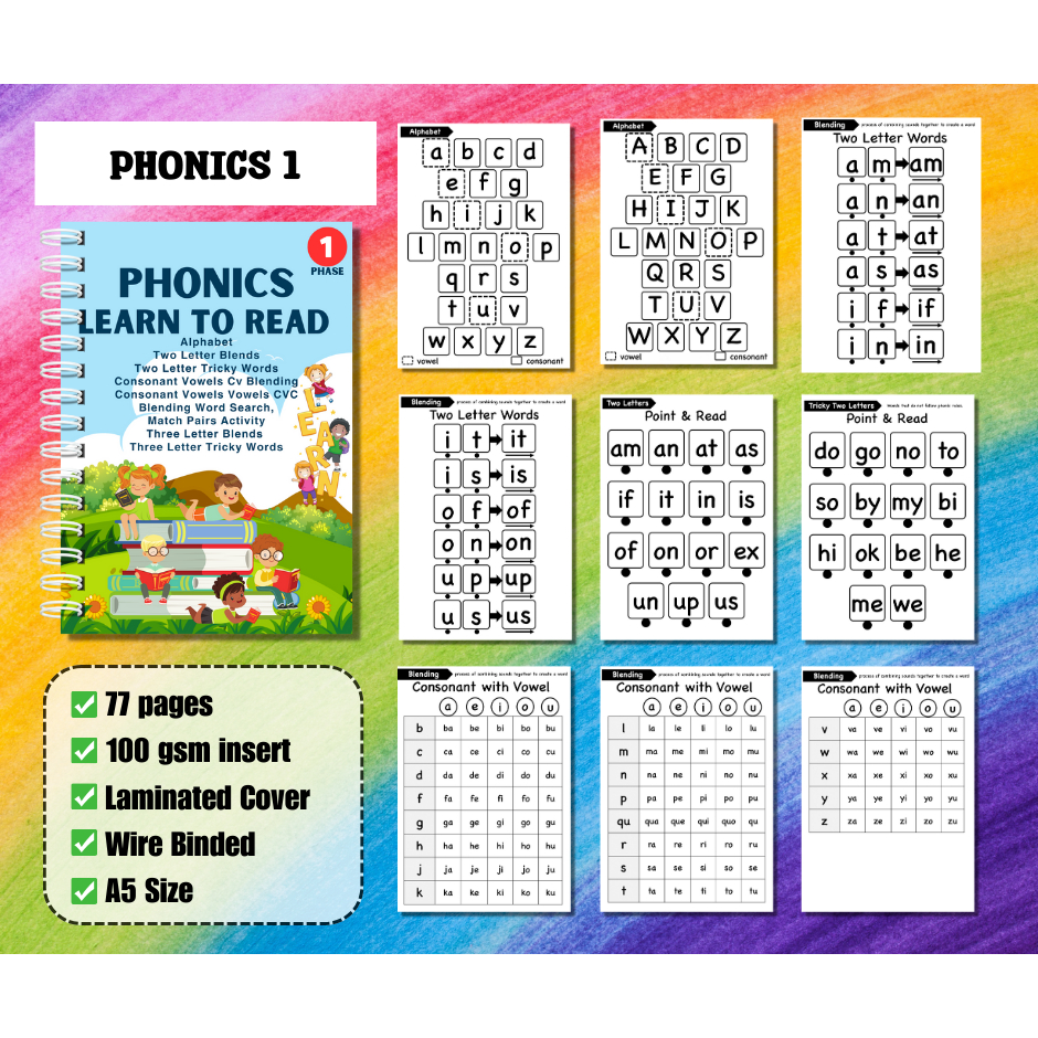 Phonics Learn to Read (Phase 1) – Early Reading Skills for Preschool ...