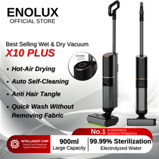 ENOLUX X10 PLUS Wet & Dry Cordless Mop Vacuum Cleaner 2 Edge Cleaning99 ...