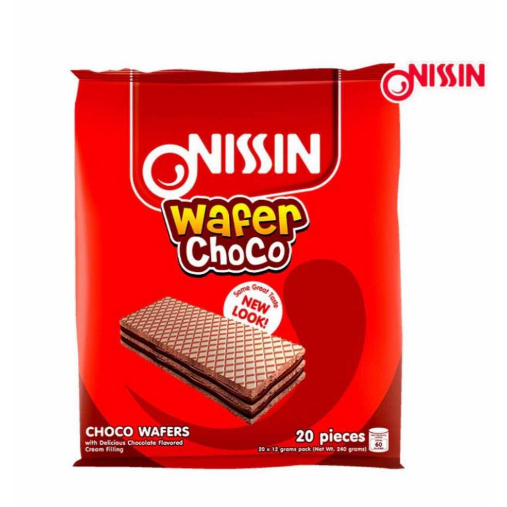 Nissin Choco Wafers Choco Flavor Filling 240g | Shopee Philippines