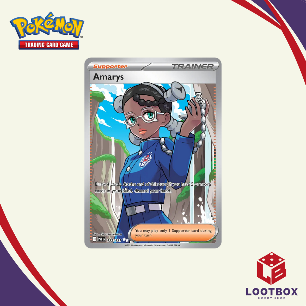 Pokemon Card Game: Amarys (Ultra Rare) - Prismatic Evolutions | Shopee ...