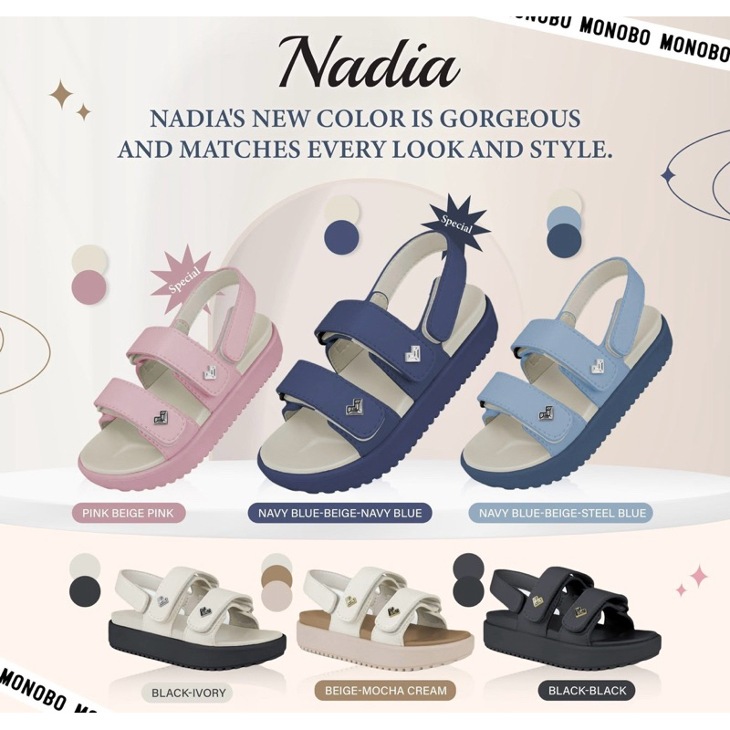 ORIGINAL NADIA MONOBO SANDAL FROM THAILAND WITH BOX | Shopee Philippines