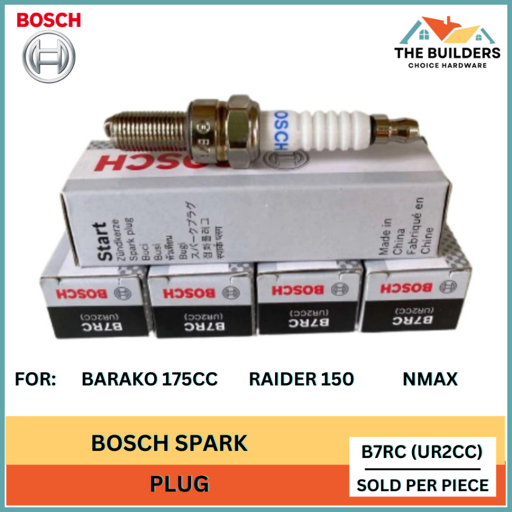 BOSCH SPARK PLUG ORIGINAL 100% B7RC (UR2CC) FOR BARAKO 125CC, RAIDER ...