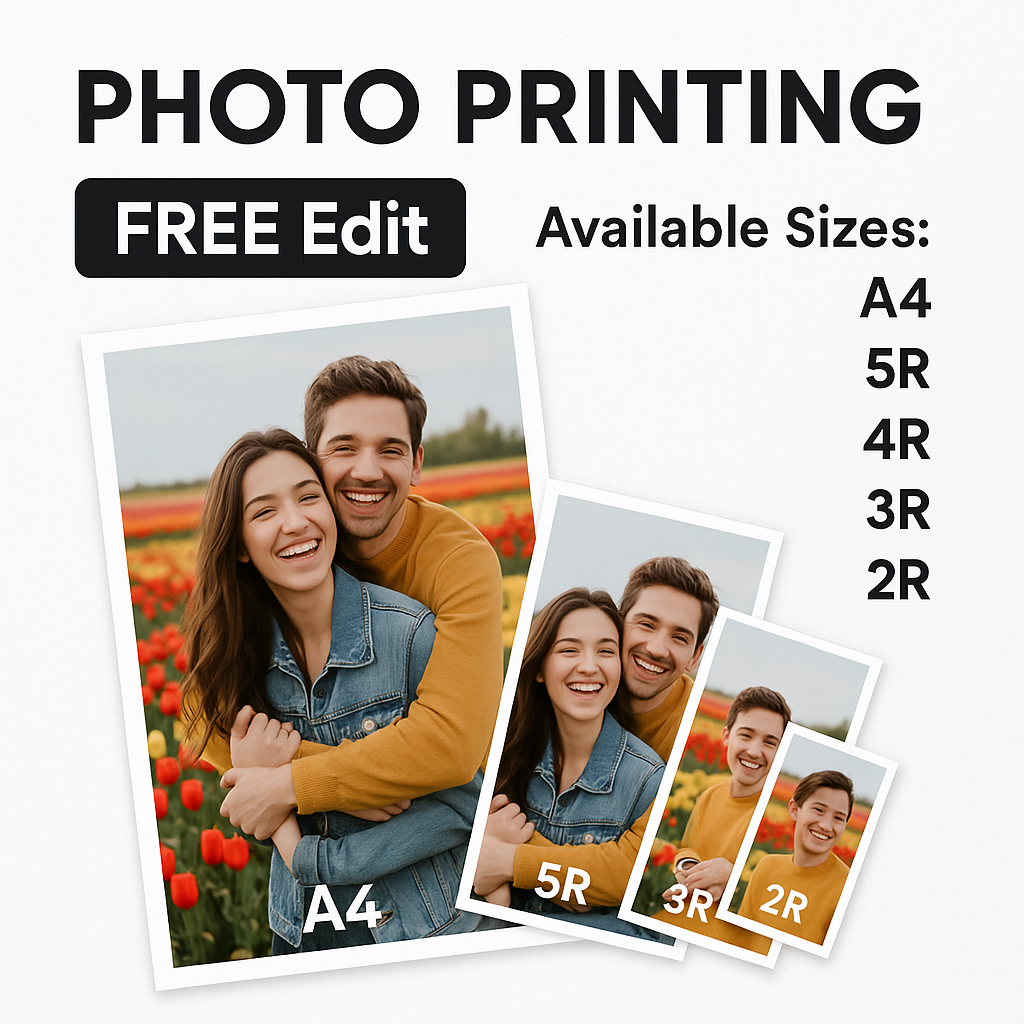 Premium Photo Printing Service – A4, 5R, 4R, 3R, 2R | Shopee Philippines