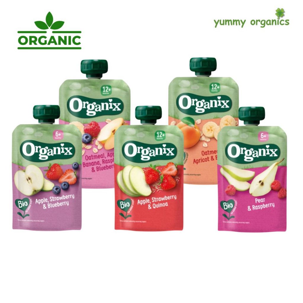 ORGANIX PUREE POUCH 100G 145 EACH ASSORTED FLAVOR | Shopee Philippines
