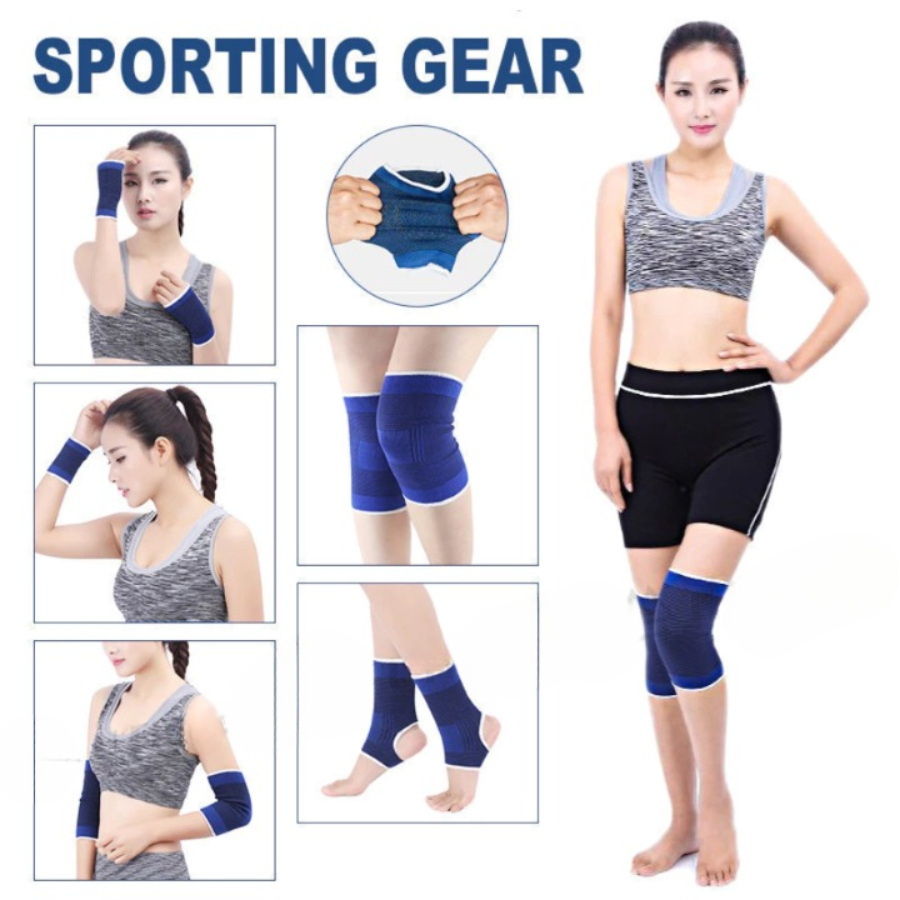 Pair of Elbow and Knee Pad Protection Guard | Hyper Elastic Guard Free ...