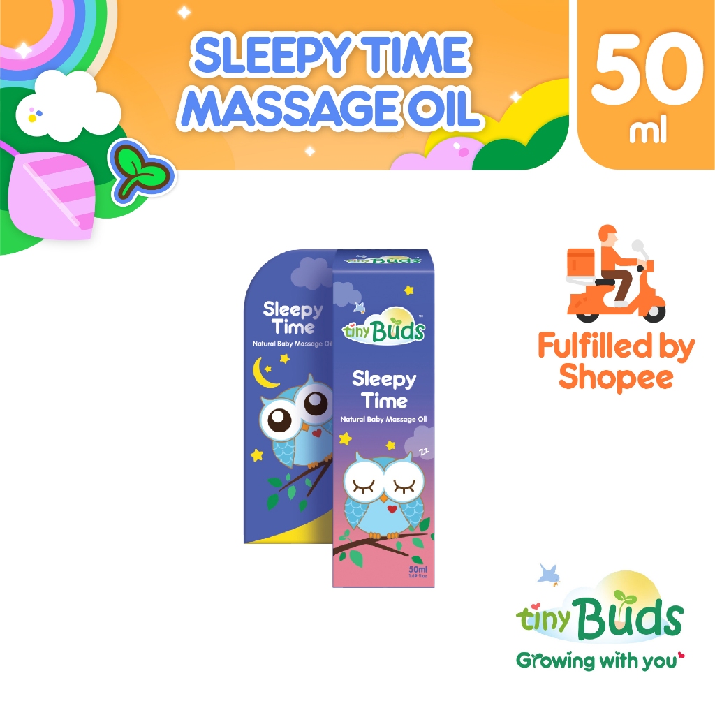 Tiny Buds Sleepy Time Baby Oil 50ml | Natural Lavender Oil for Baby ...