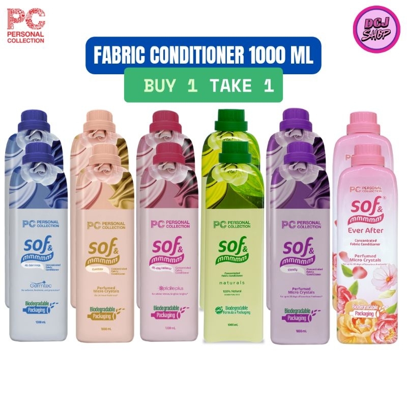 PERSONAL COLLECTION Sof & Mmmmm Concentrated Fabric Conditioner 1000mL ...
