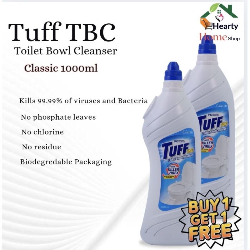 TUFF TBC CLASSIC 1000ML TOILET BOWL CLEANSER BUY1 TAKE 1 | Shopee ...