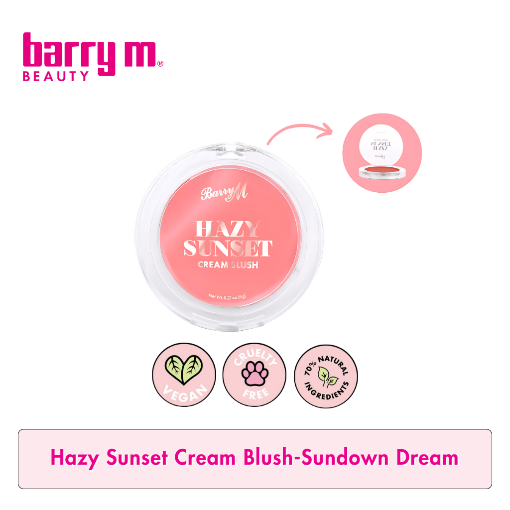 Barry M Hazy Sunset Cream Blush - Sundown Dream | Shopee Philippines