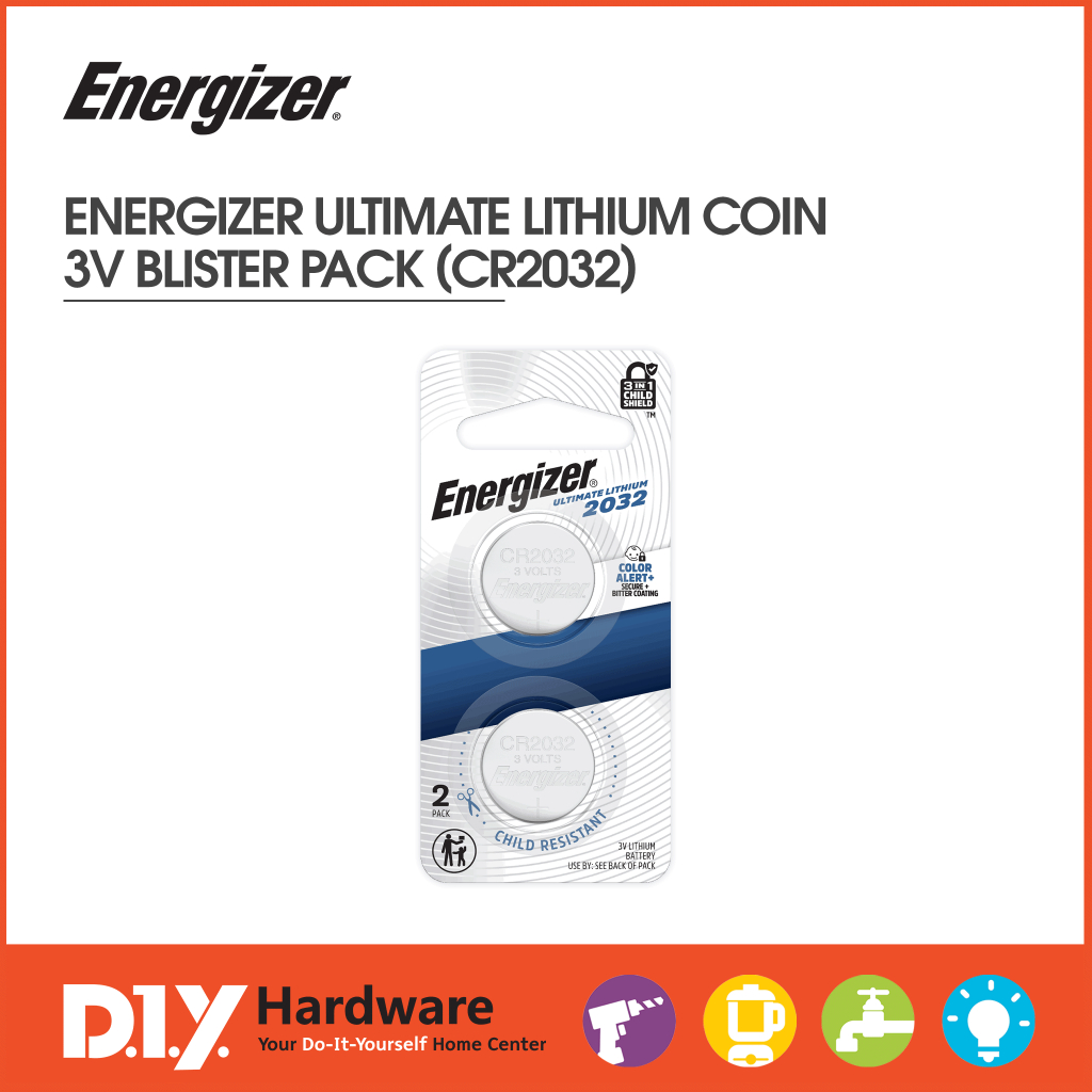 Energizer CR2032 Ultimate Lithium Coin 3V Blister Pack | Shopee Philippines